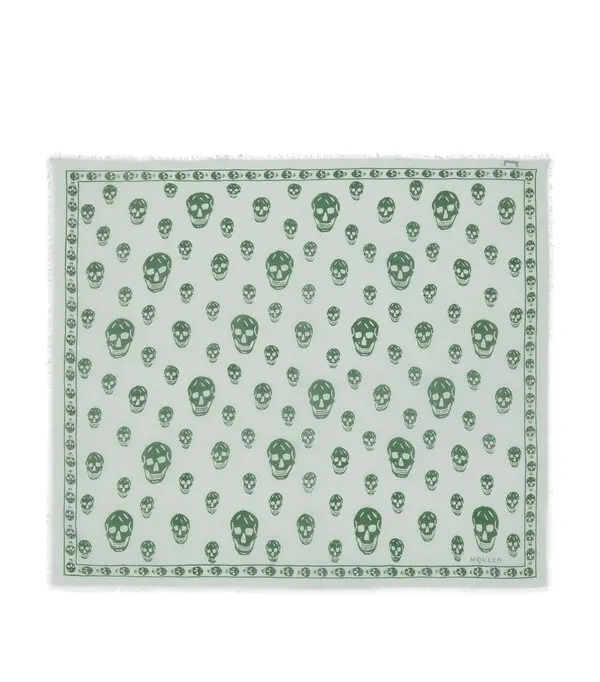 Alexander McQueen Silk Skull Scarf
