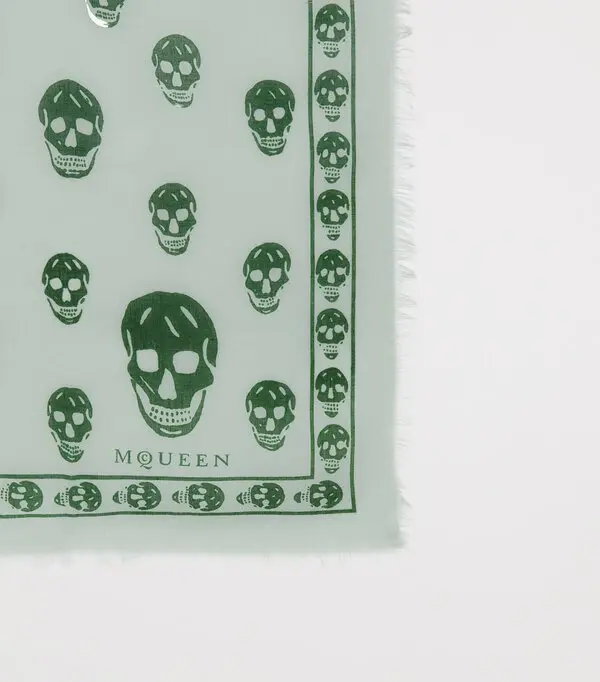 Alexander McQueen Silk Skull Scarf