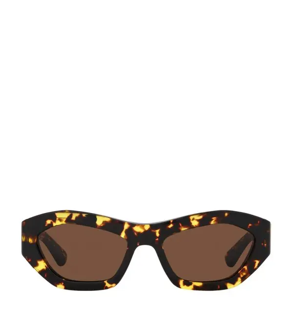 Bottega Veneta Acetate Sunglasses - Brown