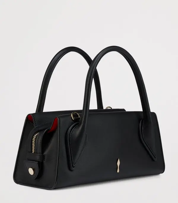 CHRISTIAN LOUBOUTIN Venus Mini Leather Crossbody Bag - Black