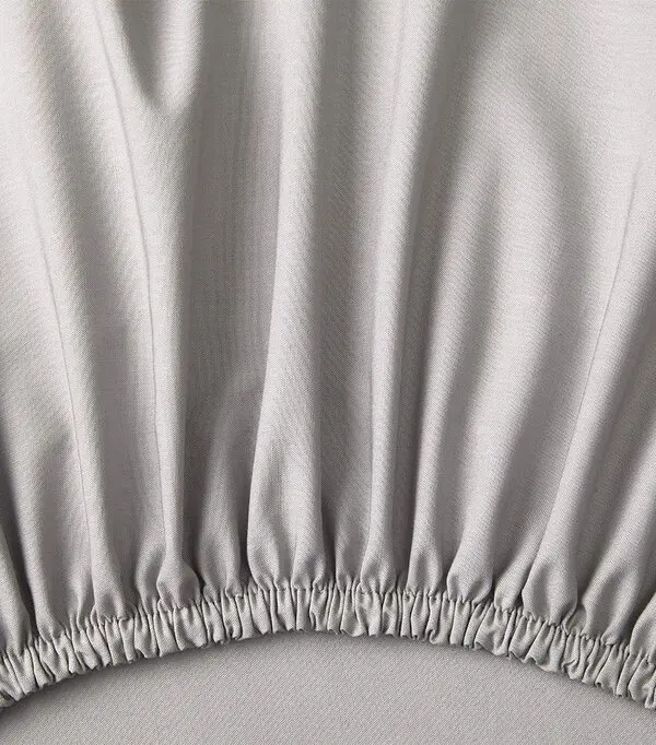 Ralph Lauren Cotton Polo Player Single Fitted Sheet - Grey
