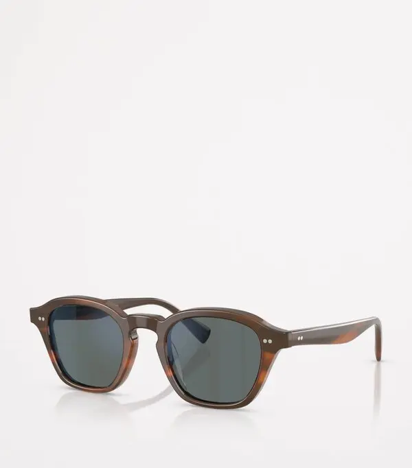 Oliver Spencer Eyles Square Sunglasses - Green