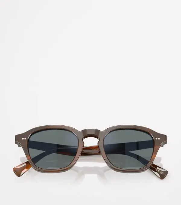 Oliver Spencer Eyles Square Sunglasses - Green