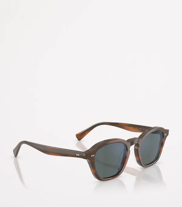 Oliver Spencer Eyles Square Sunglasses - Green