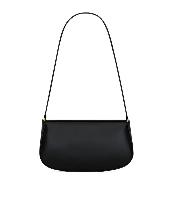Saint Laurent Mini Leather Voltaire Shoulder Bag - Black