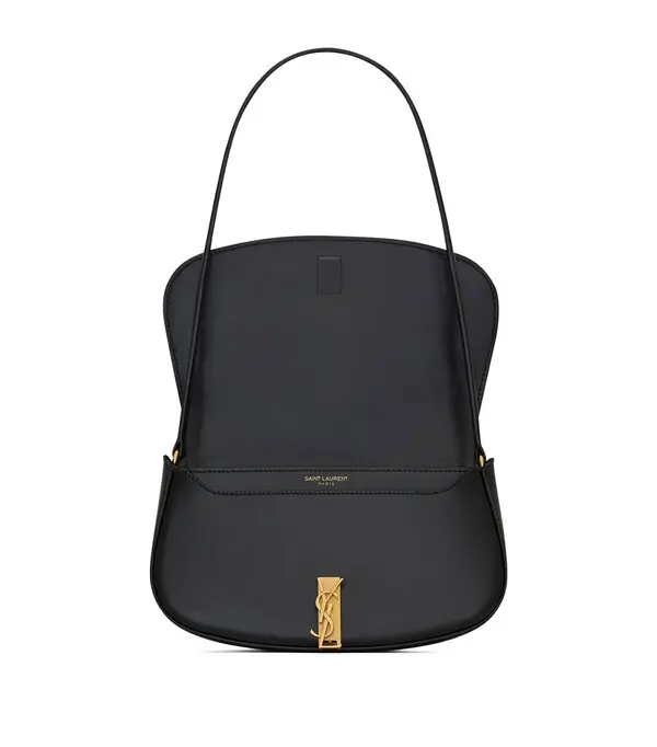 Saint Laurent Mini Leather Voltaire Shoulder Bag - Black