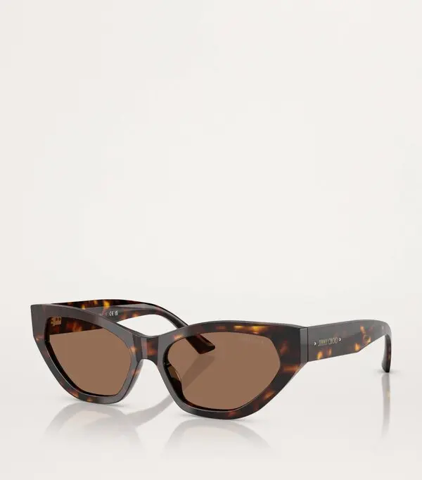 JIMMY CHOO Acetate Jc5022b Sunglasses - Brown