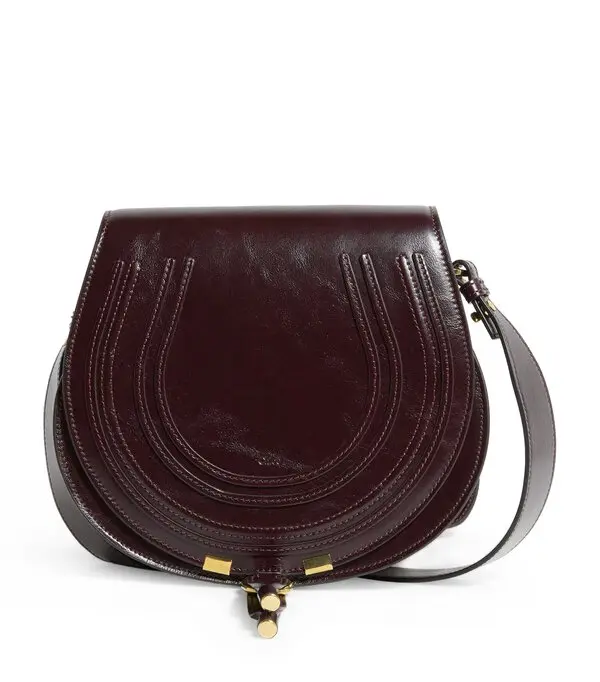 Chloé Small Leather Marcie Saddle Bag