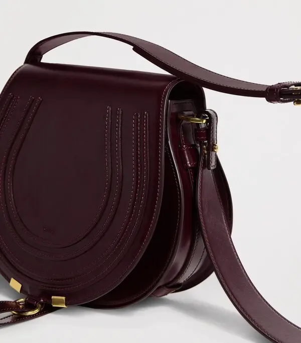 Chloé Small Leather Marcie Saddle Bag