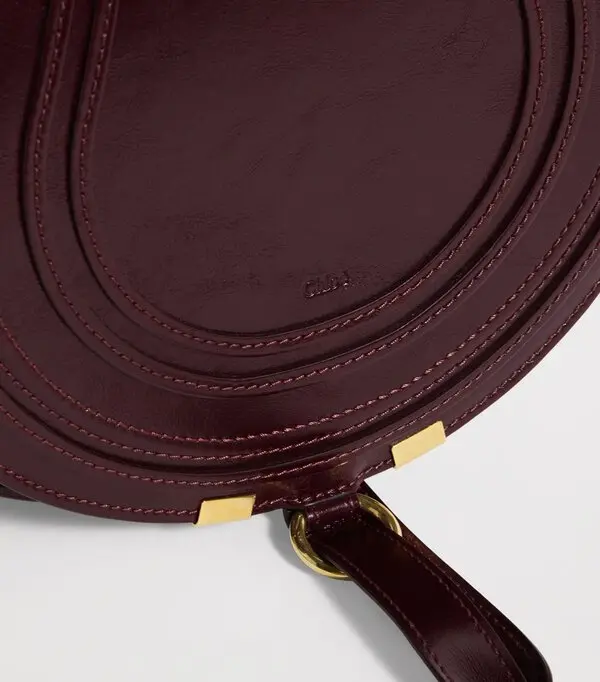 Chloé Small Leather Marcie Saddle Bag