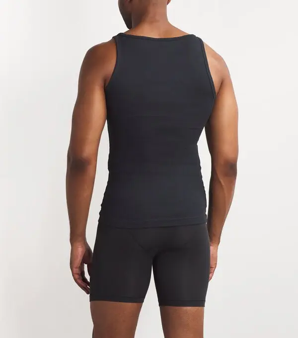 SKIMS Cotton Ribbed Tank Tops Set Of Three - Black