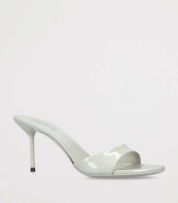 Paris Texas Patent Leather Lidia Mules 70 - Grey