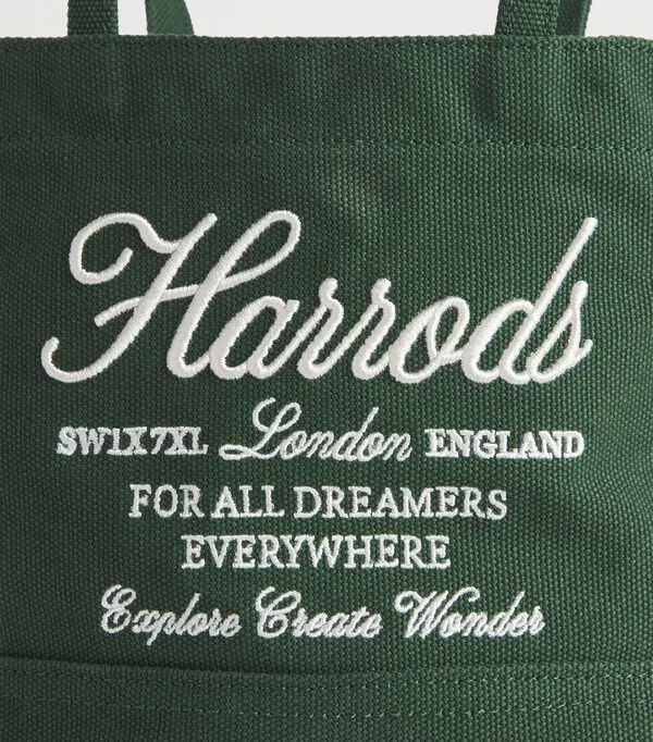 Harrods Embroidered Logo Tote