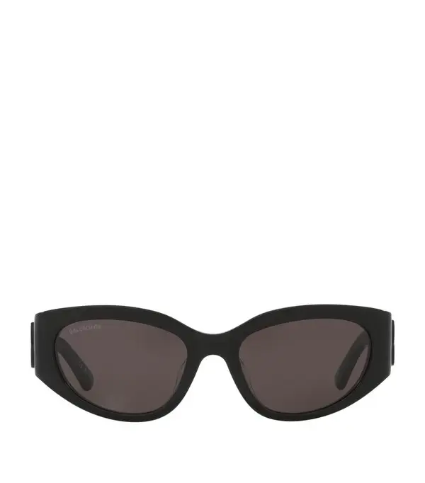 Balenciaga Acetate Bb0324sk Sunglasses - Black