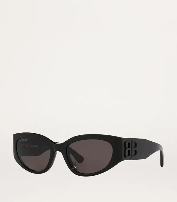 Balenciaga Acetate Bb0324sk Sunglasses - Black