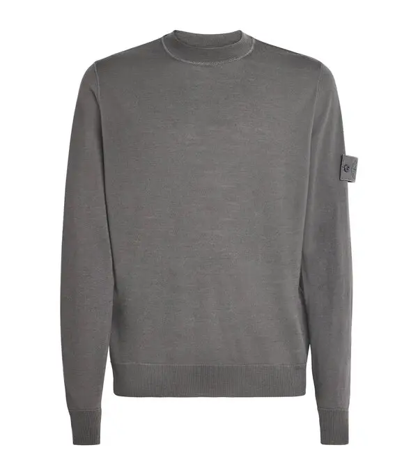 Stone Island Wool Ghost Sweater - Grey