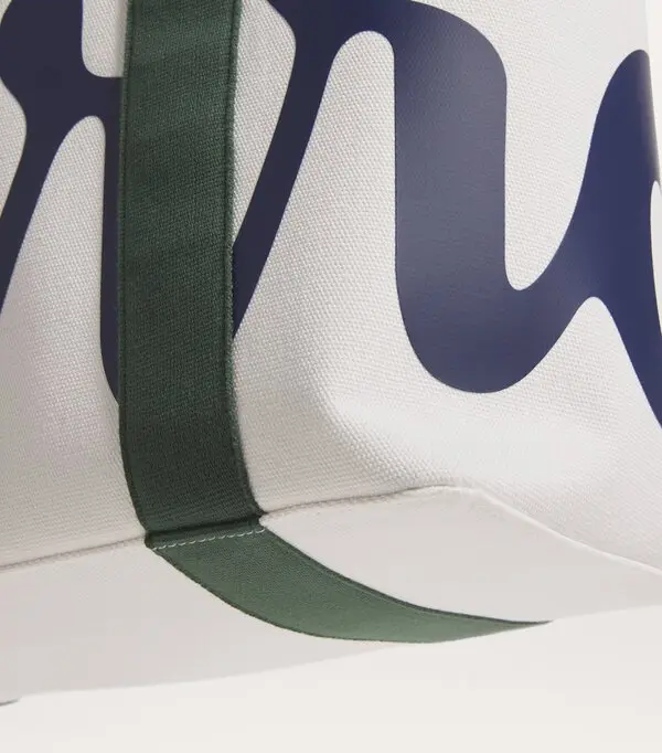 Harrods Cotton Logo Tote Bag - Ivory