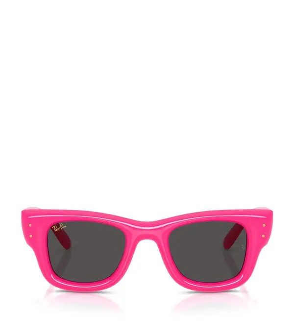 Ray-ban X A$ap Rocky Wayfarer Puffer Sunglasses - Pink