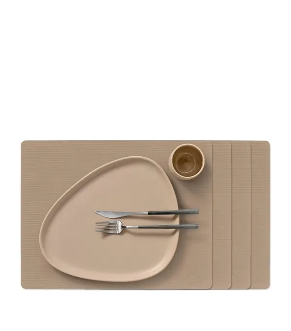 LIND DNA Large Square Corduroy Placemat - Brown