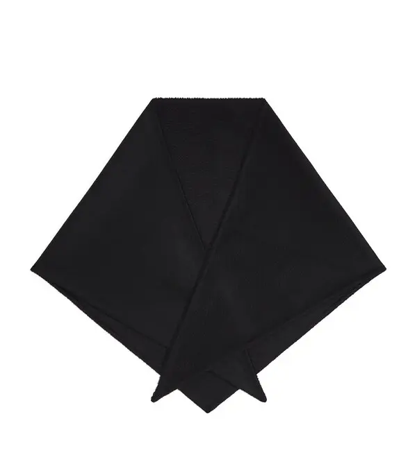 Brioni Cashmere Triangle Scarf - Black