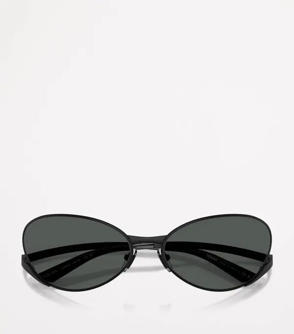 Versace Oval Sunglasses - Black