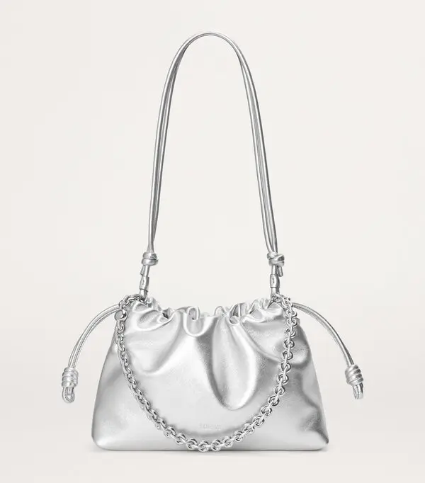 Loewe Medium Flamenco Purse - Silver