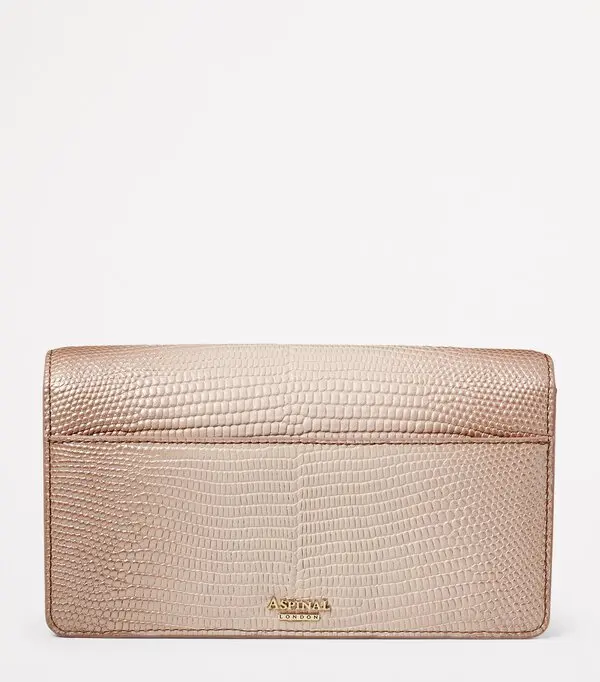 ASPINAL OF LONDON Mayfair Clutch Bag - Neutral