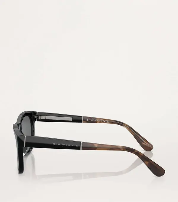 Brunello Cucinelli Acetate Bc4003s Sunglasses - Black