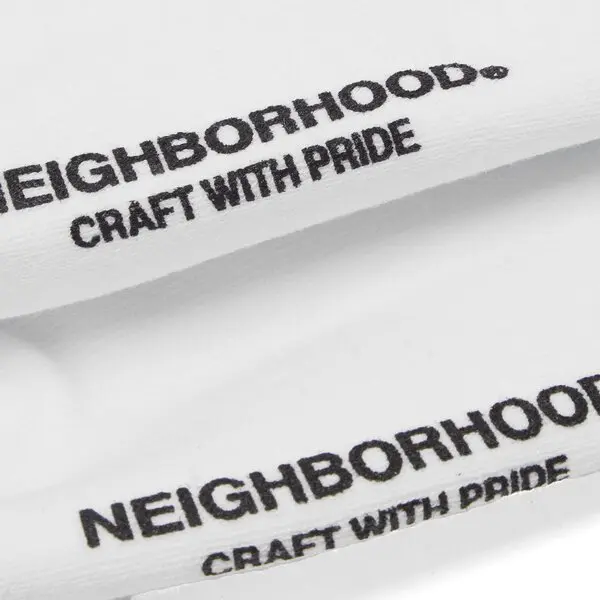 NEIGHBORHOOD Shift Logo Socks - White