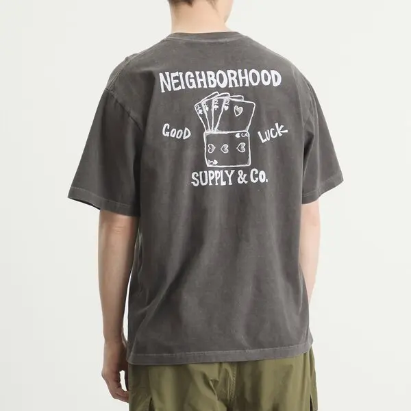 NEIGHBORHOOD Ss-14 Good Luck T-shirt - Black