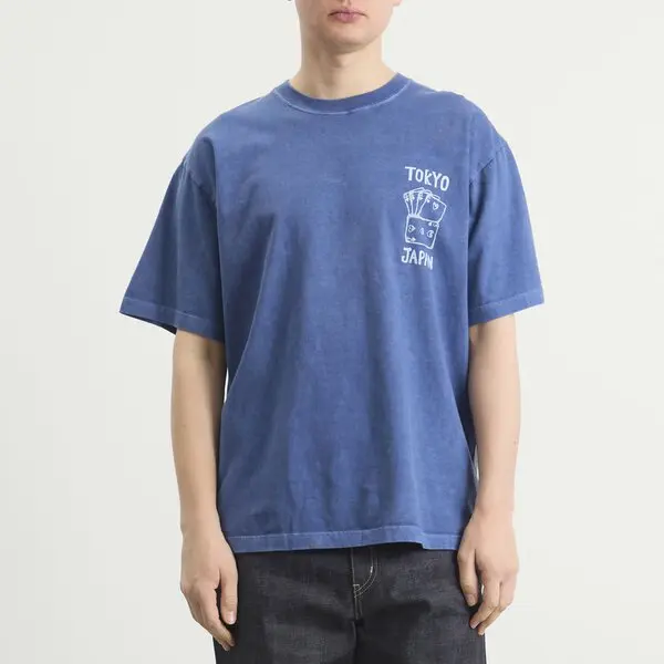 NEIGHBORHOOD Ss-14 Good Luck T-shirt - Navy
