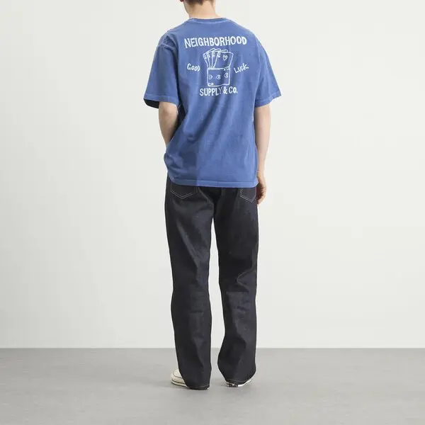 NEIGHBORHOOD Ss-14 Good Luck T-shirt - Navy