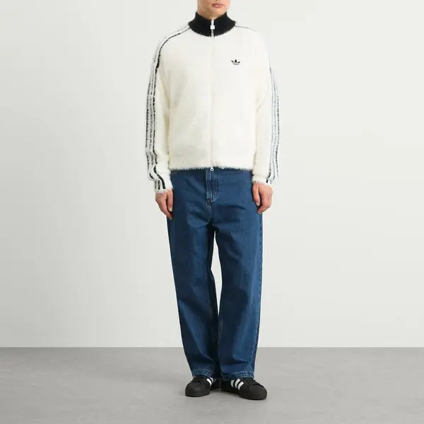 Adidas Fm Classic Track Top - Off White/black