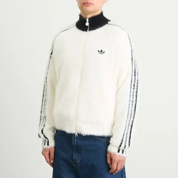 Adidas Fm Classic Track Top - Off White/black