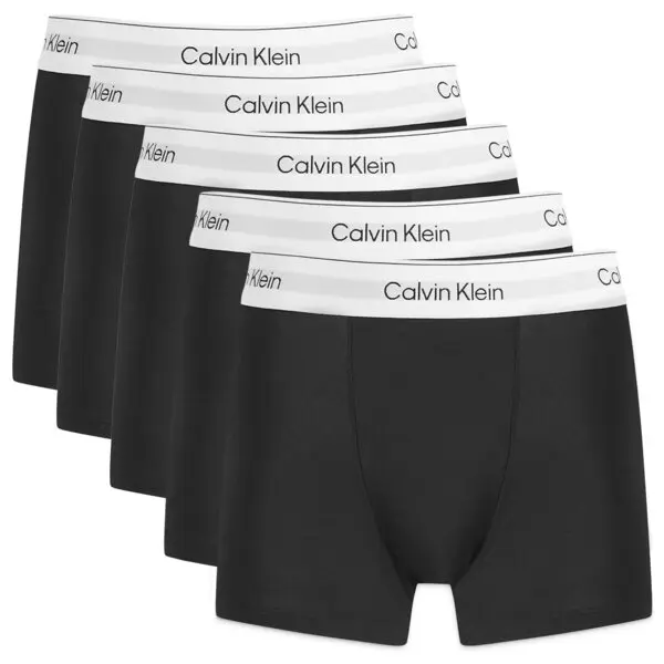 Calvin Klein Icon Relaxed Dart Trunk 5 Pack - Black