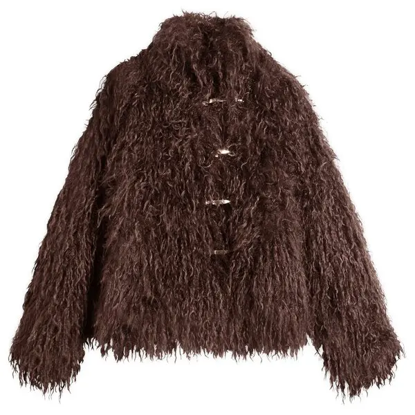 PEACHY DEN Patti Faux Fur Coat