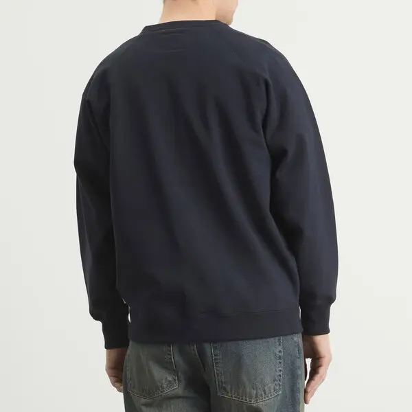 WTAPS Sign Logo Fleece Sweatshirt - Navy