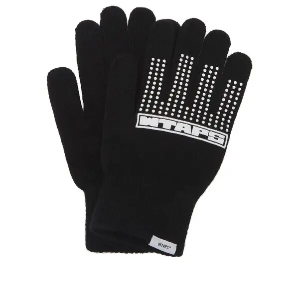 WTAPS Grb Knit Gloves - Black