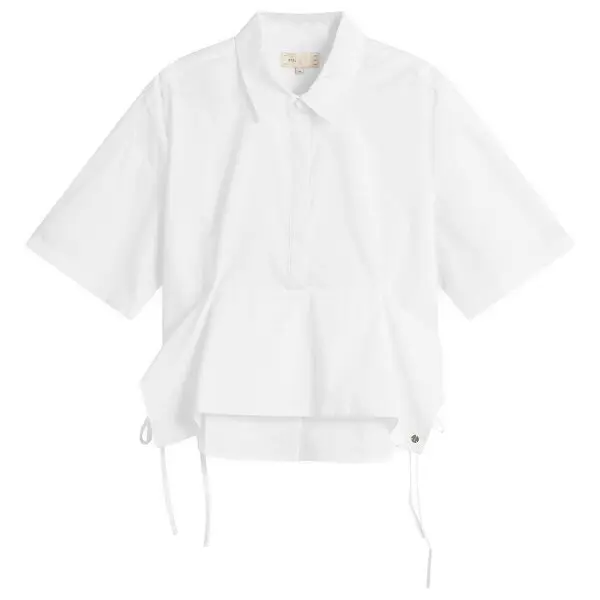 STEL Side Tie Up Shirt - White