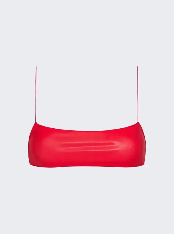 TROPIC OF C The C Bralette Bikini Top - Red