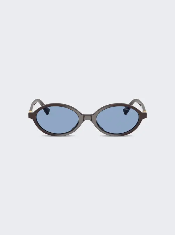 Miu Miu Miu Regard Sunglasses - Blue