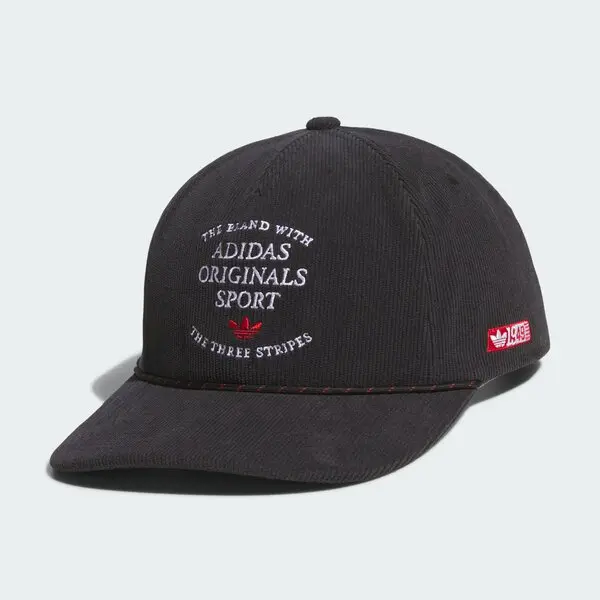 Adidas Unfair Way Strapback Cap - Black / White / Scarlet