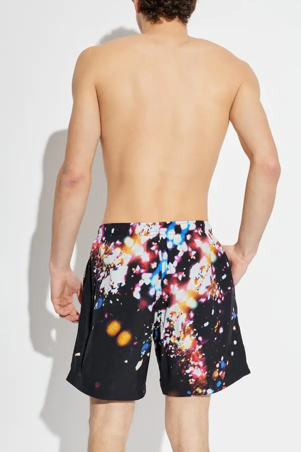 Alexander McQueen Logo Swim Shorts - Black