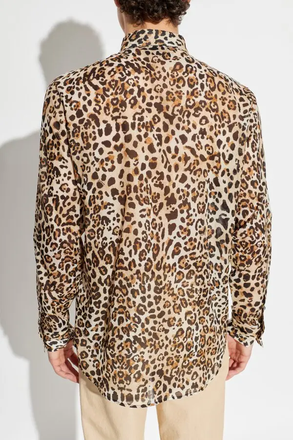 Dsquared2 Shirt With Animal Motif - Brown
