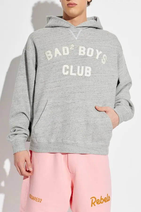 Dsquared2 Bad² Boys Club" Hoodie - Grey