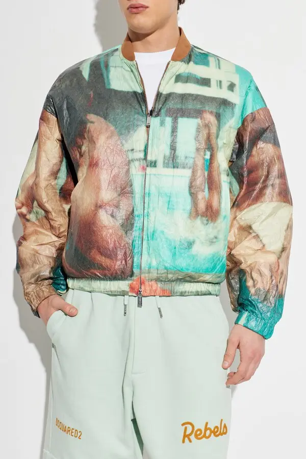 Dsquared2 Printed Bomber Jacket - Multicolour