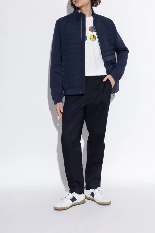 Paul Smith Logo Panelled Sports Shoes - Multicolour