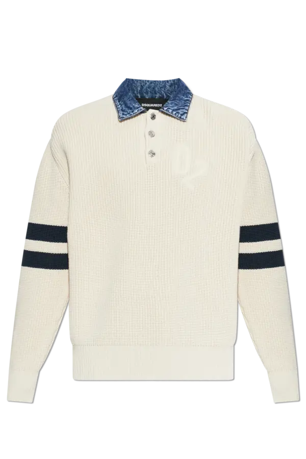 Dsquared2 Polo Sweater - Cream