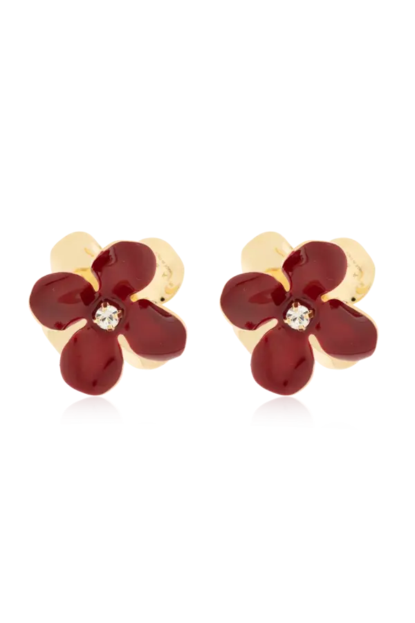 Marni Flower-shaped Stud Earrings - Gold