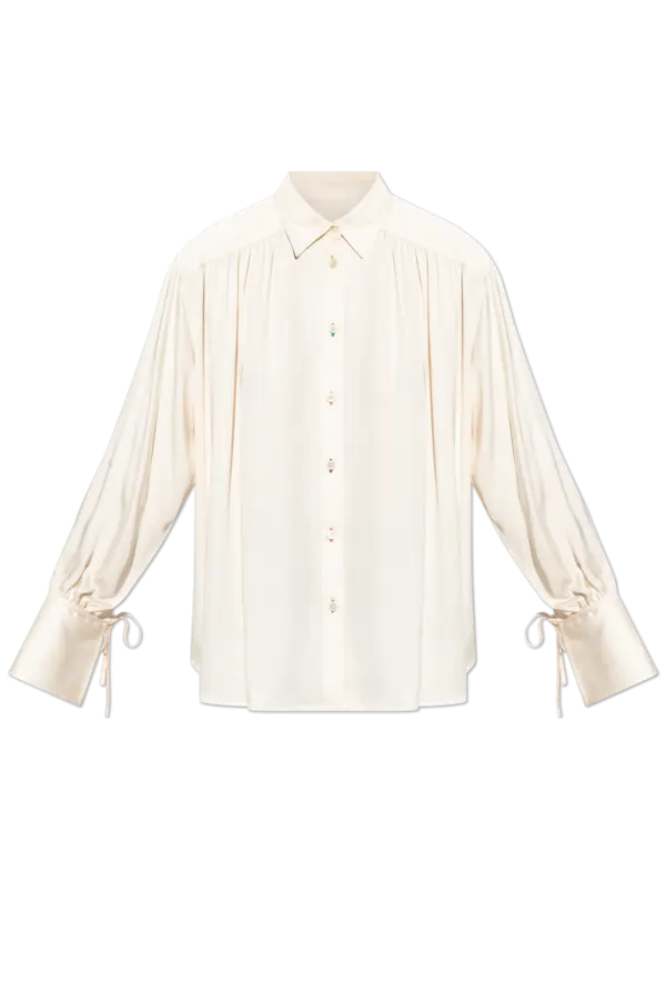 Paul Smith Satin Shirt - Cream